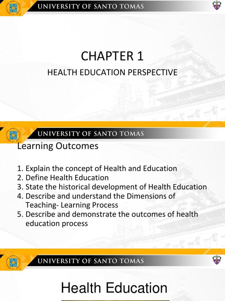 Health Education Overview and Principles | PDF | Health Education ...