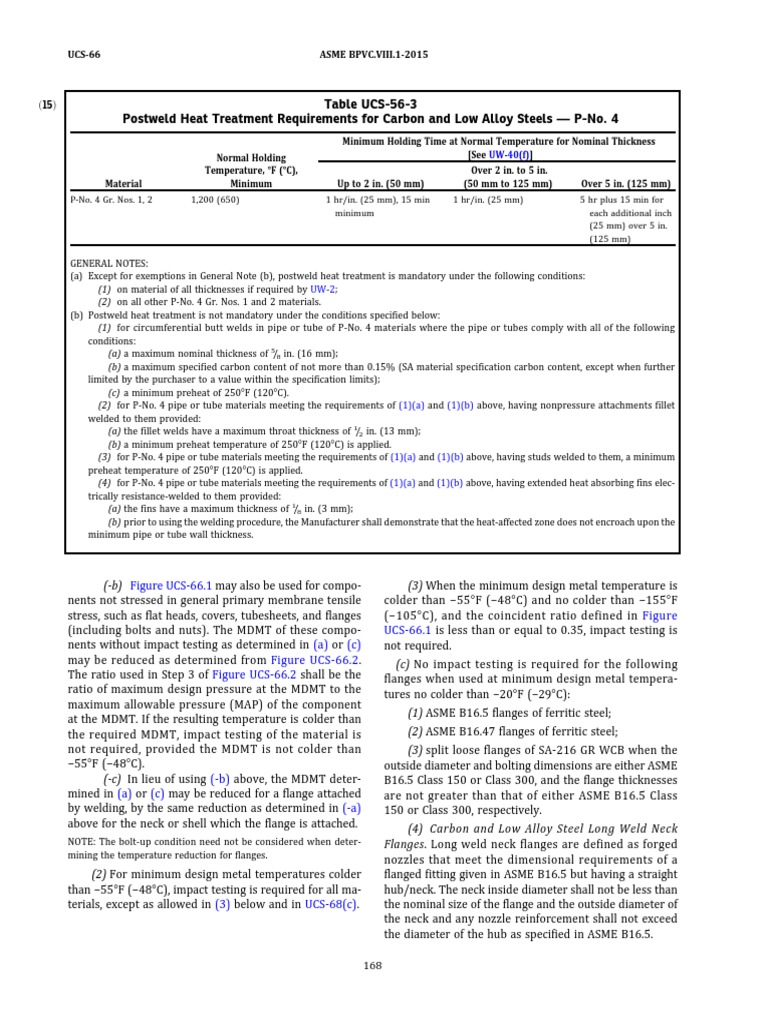 Table Ucs 56 3 (P.no.4) | PDF | Heat Treating | Pipe (Fluid Conveyance)