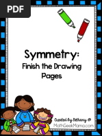 Complete the Other Half Drawing Worksheets | PDF