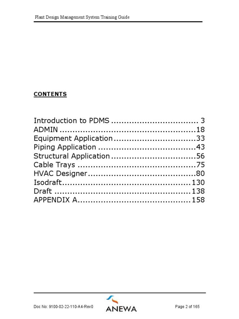PDMS Training for Engineers | PDF