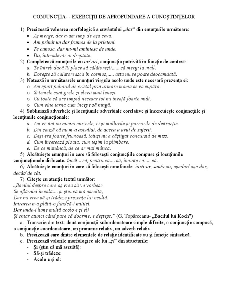 Conjunctia Test | PDF