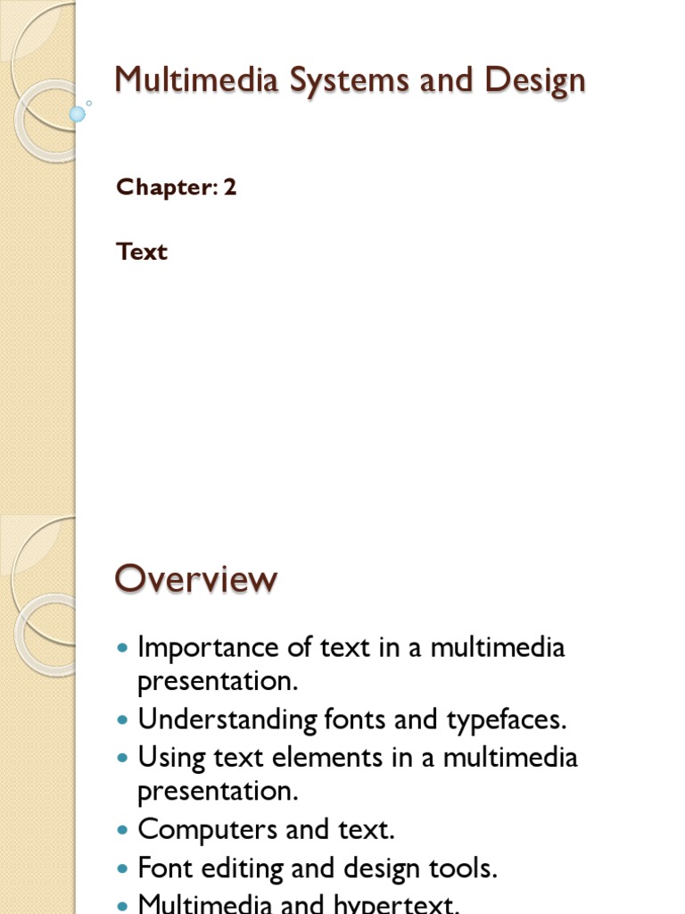 The Power and Importance of Text in Multimedia Presentations | PDF ...