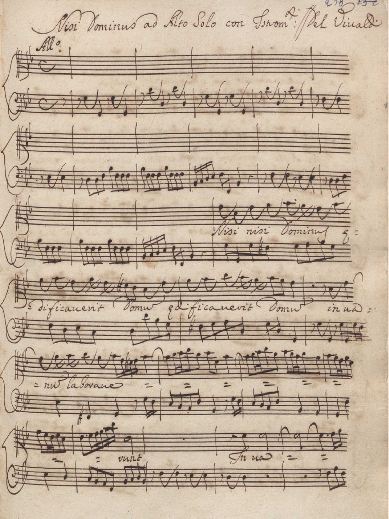 Vivaldi Nisi Dominus | PDF
