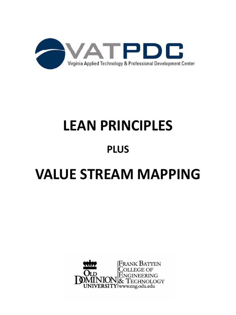 Lean Principles Value Stream Mapping Ebook | PDF | Lean Manufacturing ...
