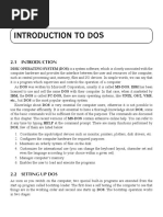 Dos Internal & External Commands | PDF | Dos | Operating System