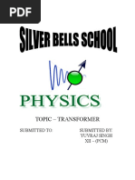 Transformers Project Class 12 | PDF | Transformer | Inductor