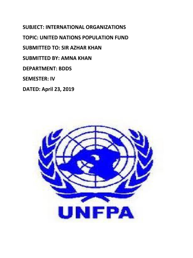 UNFPA | PDF | United Nations Population Fund | Family Planning