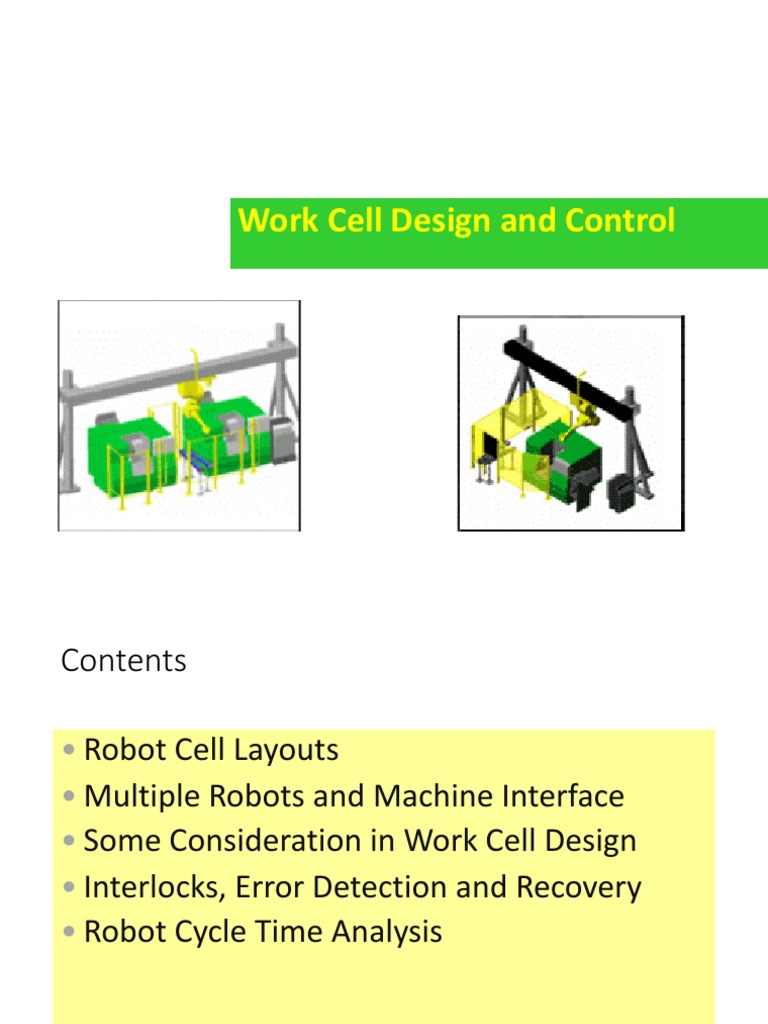 Robot Cell Layouts and Interlocks PDF | PDF