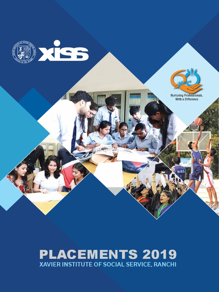 XISS Placement Brochure 2019 | PDF | Economic Development | Society Of ...