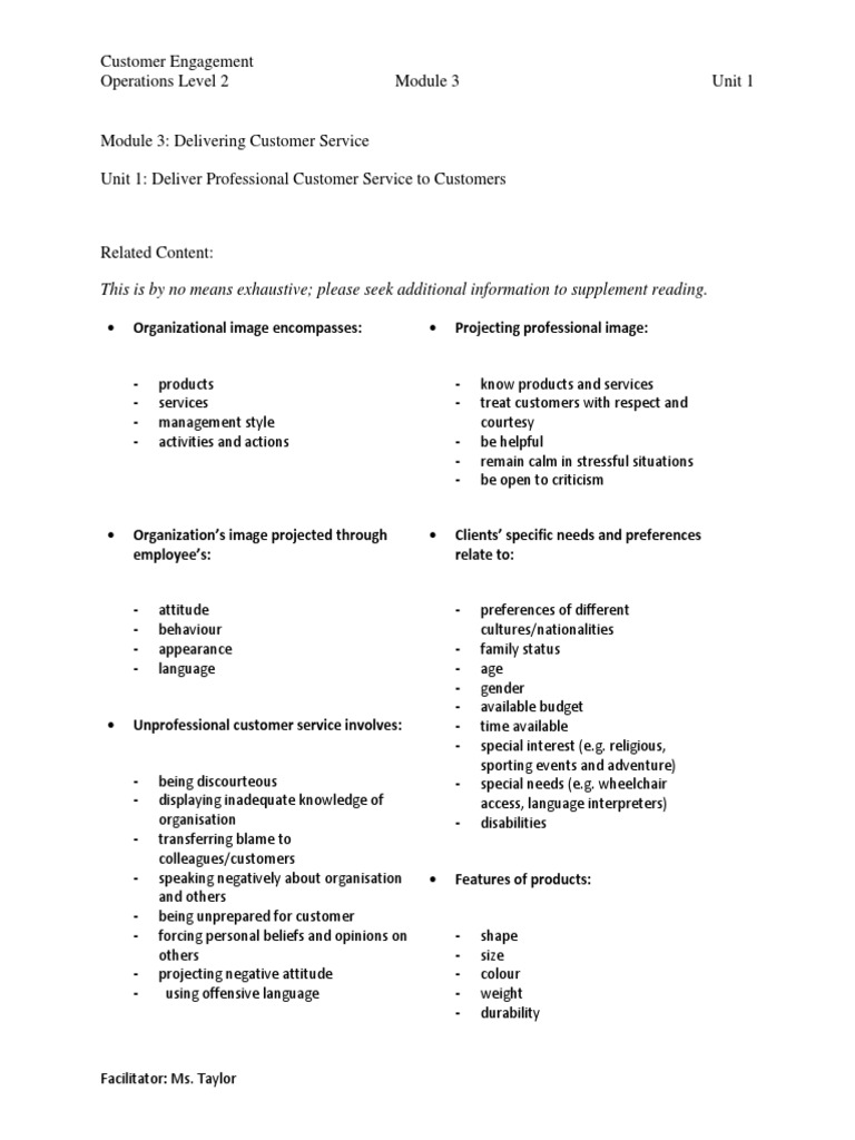 This Is By No Means Exhaustive Please Seek Additional Information To
