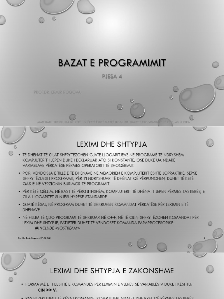 Leximi Dhe Shtypja | PDF