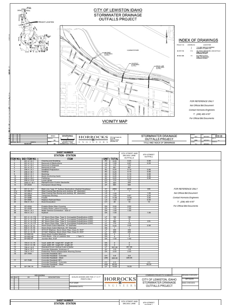 REFERENCEONLY Stormwater Drainage Outfalls Proj Plans ...