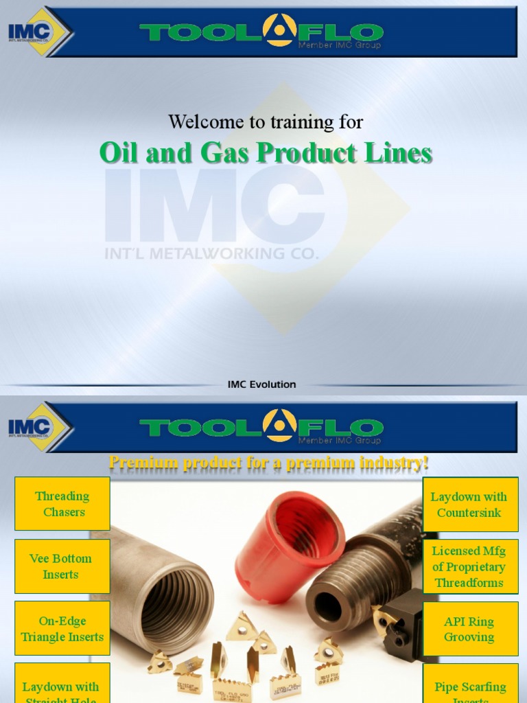 An Introduction to Oil and Gas Product Lines: Threading Tools, Inserts ...