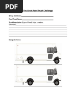 Food Truck Challenge Rubric | PDF | Graphic Design | Design