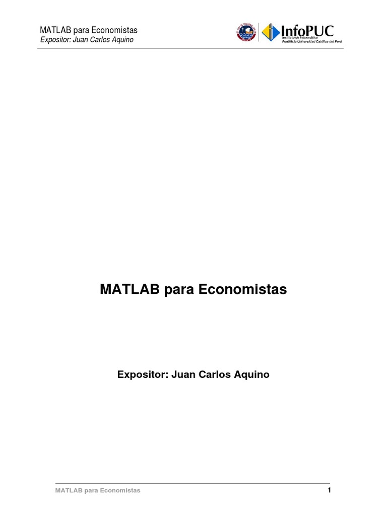 Matlab | PDF | Matriz (Matemáticas) | Archivo de computadora