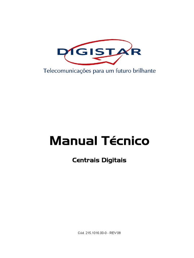 Manual Técnico Digistar | Download grátis PDF | Microsoft Windows ...