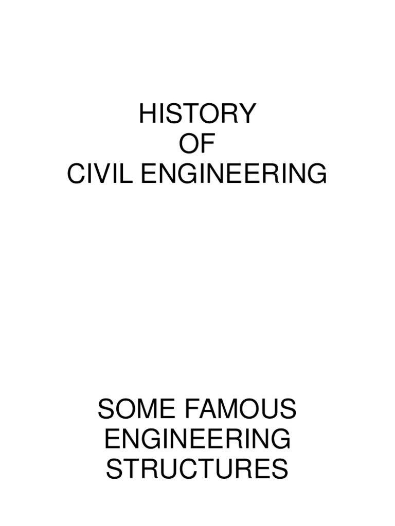 3.history of Civil Engineering | PDF