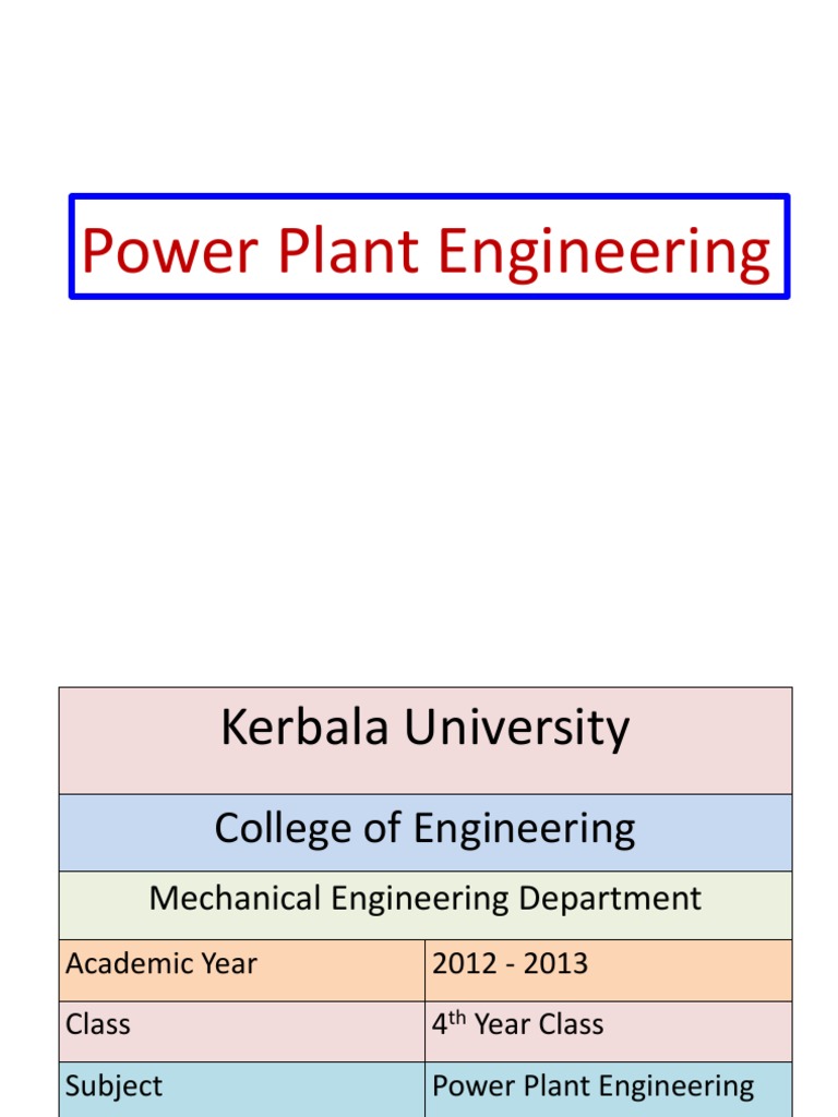 Power Plant Engineering | PDF | Boiler | Fossil Fuel Power Station
