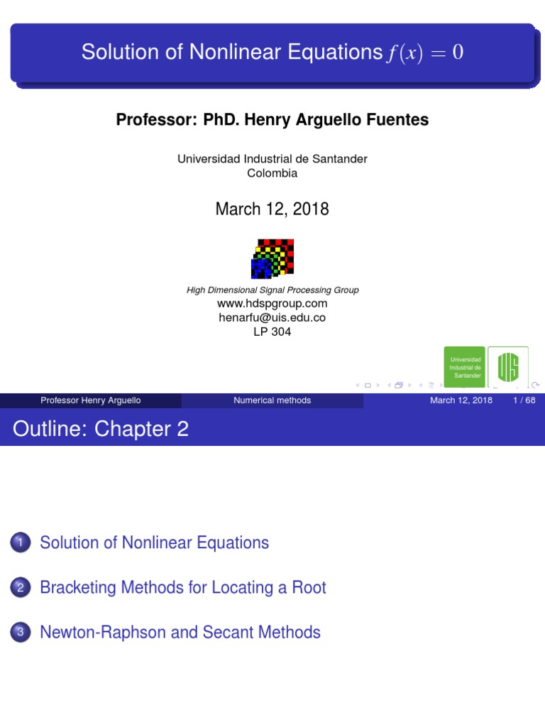 Chapter 2 Analisis Numerico Pdf Numerical Analysis Mathematical 1553