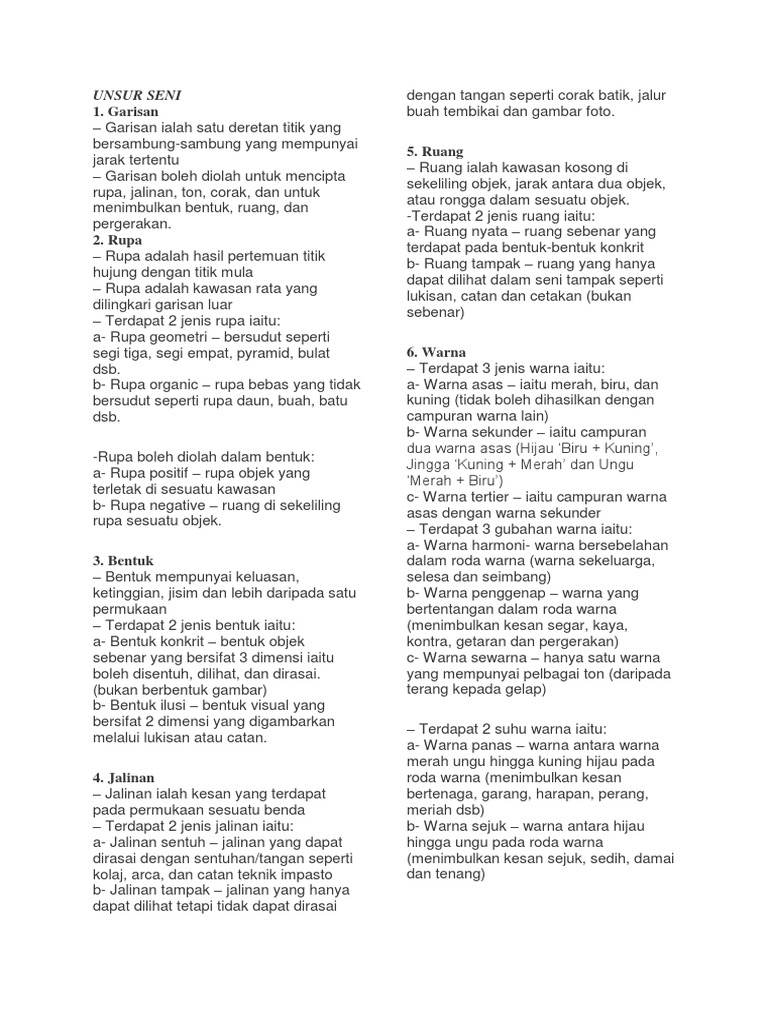 Nota Exam F5 PSV SPM | PDF