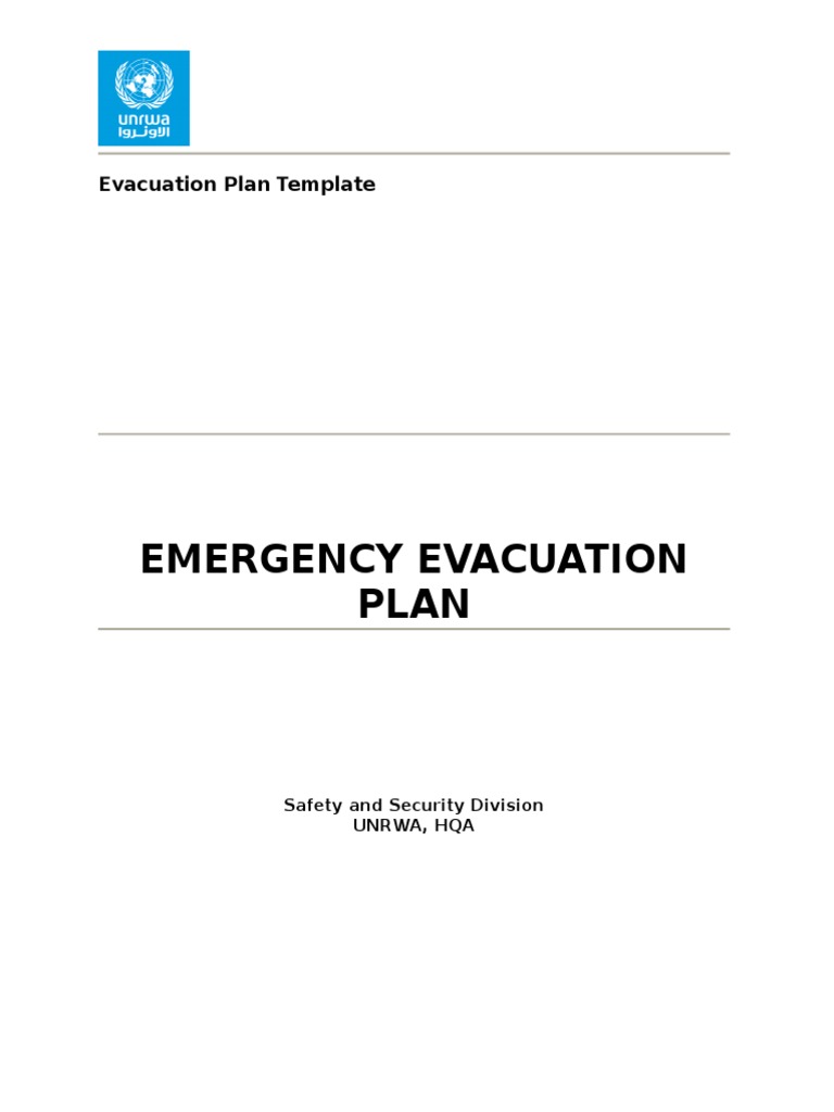 Evacuation Plan Template Final | PDF | Emergency Evacuation | Fire Safety