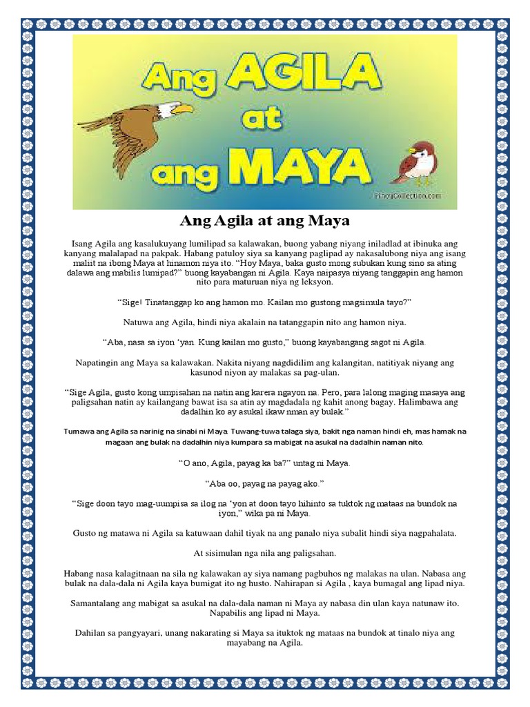 Ang Agila at Ang Maya | PDF Ang Agila at Ang Maya | PDF