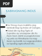 Ambag NG Kabihasnang Mesopotamia, Indus at Tsino | PDF
