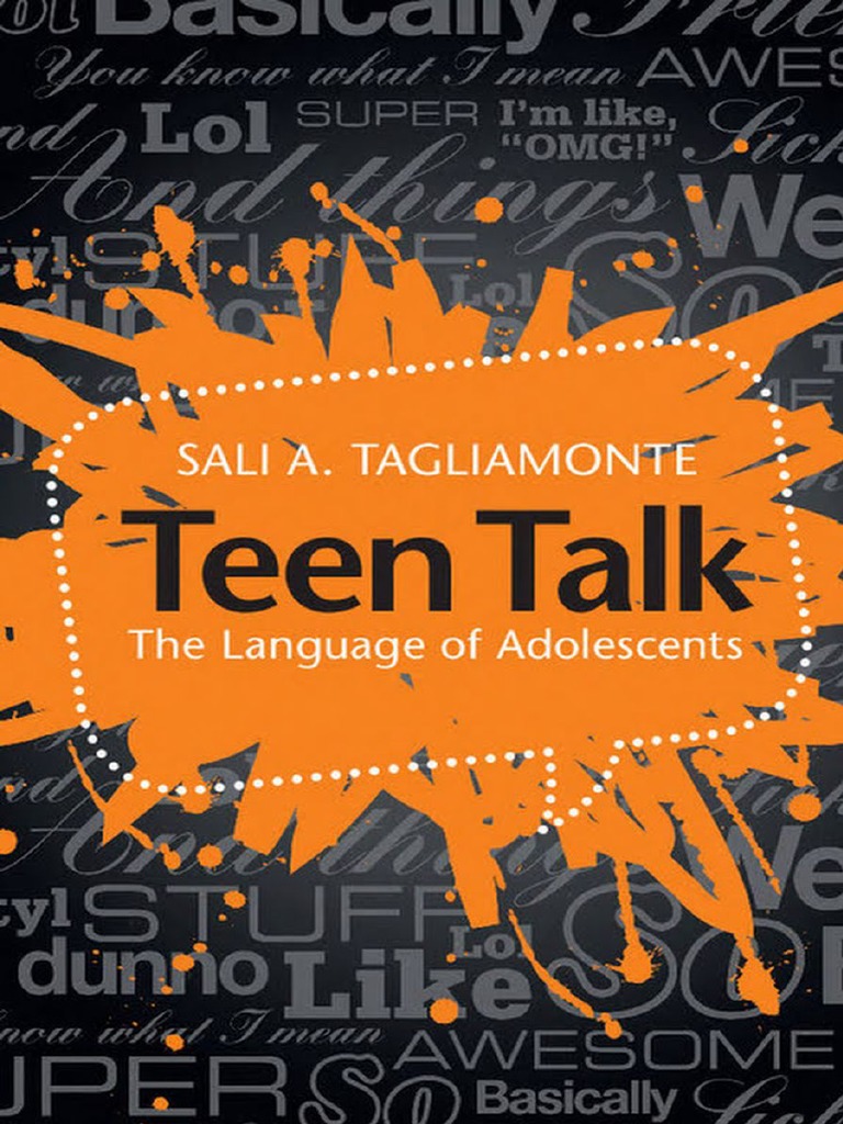 08 Teen Talk The Language of Adolescents Cambridge University | PDF ...