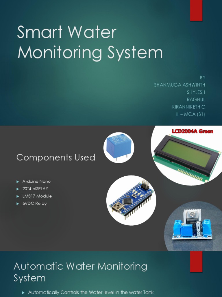 An Automatic Water Level Monitoring System Using Arduino that ...