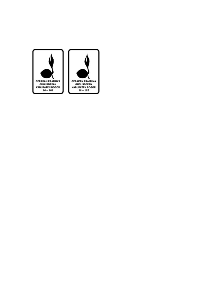 Contoh Stempel Gudep | PDF