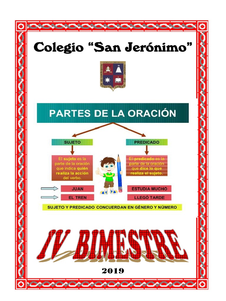 Caratulas Iv Bimestre Pdf