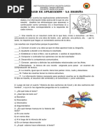 Actividades para Textos Narrativos | PDF | Narrativa | Cuentos
