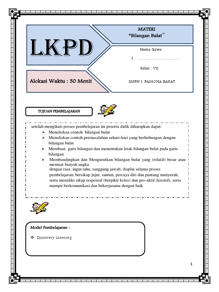 Tugas 3.4 Praktik Membuat LKPD | PDF