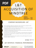 L&T Mindtree Case Study | PDF | Mergers And Acquisitions | Takeover
