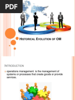 Evolution of Operations Management History | PDF | Operations ...