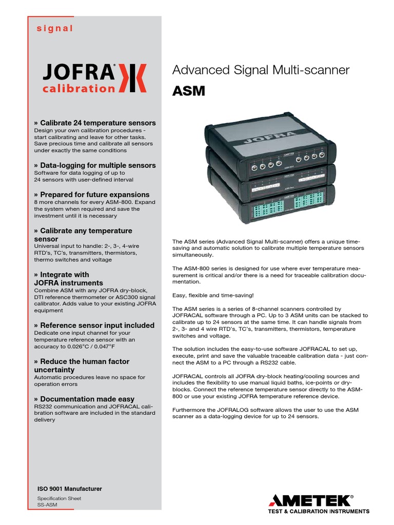 Advanced Signal Multi-Scanner | PDF | Calibration | Sensor
