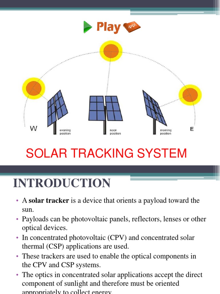 Solar Tracking System | PDF | Solar Power | Photovoltaics