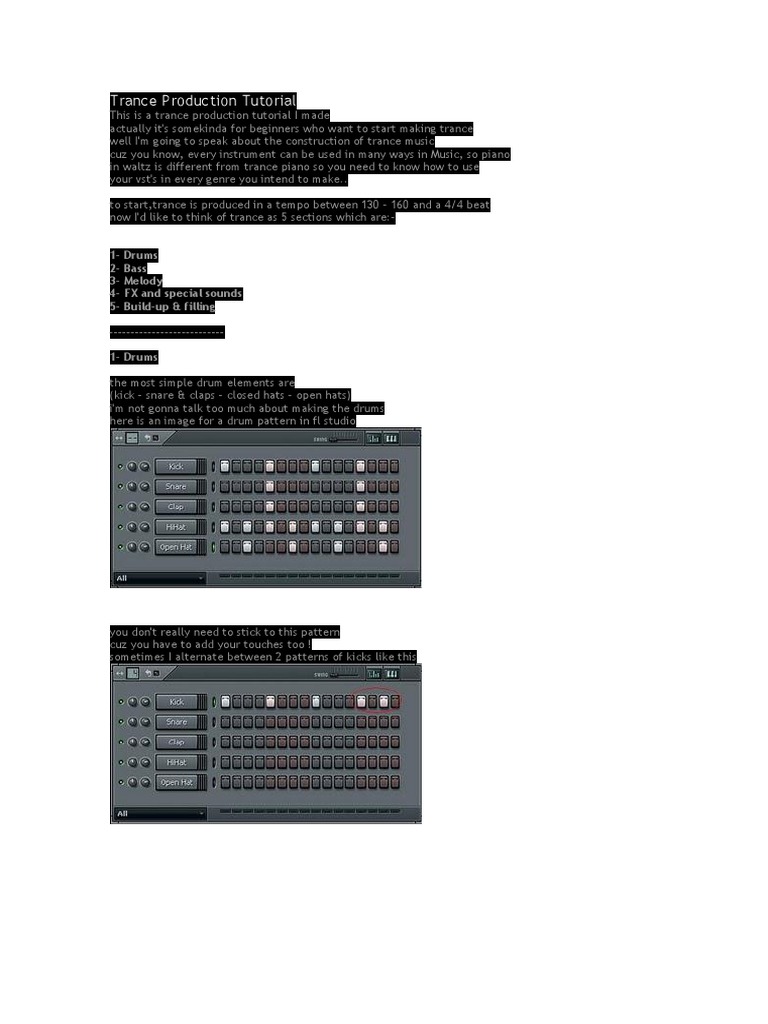 Beginner's Guide to Trance Production | PDF | Minor Scale | Chord (Music)