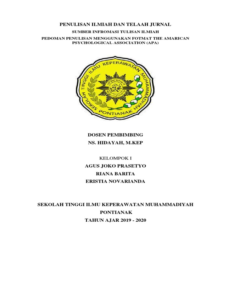 Pitj - Metode Apa Style | PDF