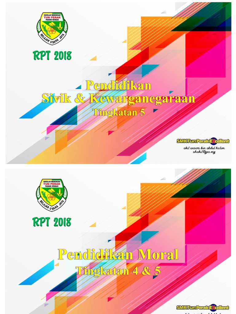 Muka Depan RPT Cover 2018 | PDF