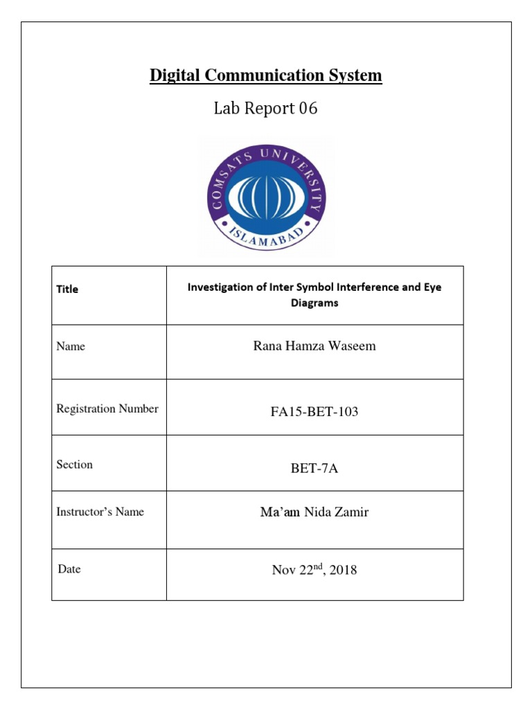 DCS Lab Report 6 | PDF