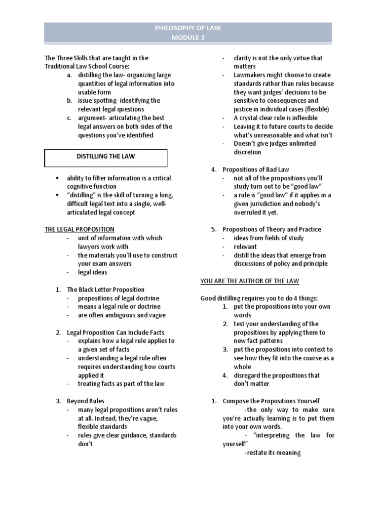 Philosophy of Law | PDF | Precedent | Argument