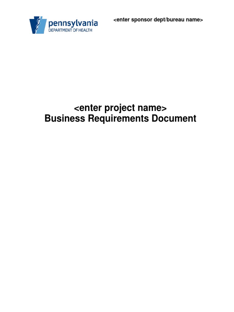 Business Requirements Document Guide | PDF | Software Development ...