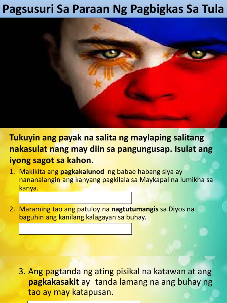Fil 8 Pagsusuri Sa Paraan NG Pagbigkas NG Tula | PDF