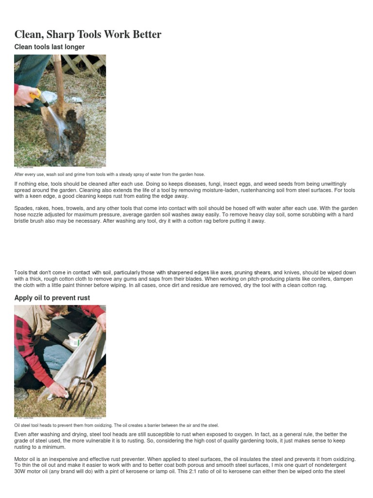 Clean, Sharp Tools Work Better | Download Free PDF | Grinding (Abrasive ...