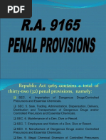 RA.9165 Summary | PDF | Fine (Penalty) | Crime & Violence