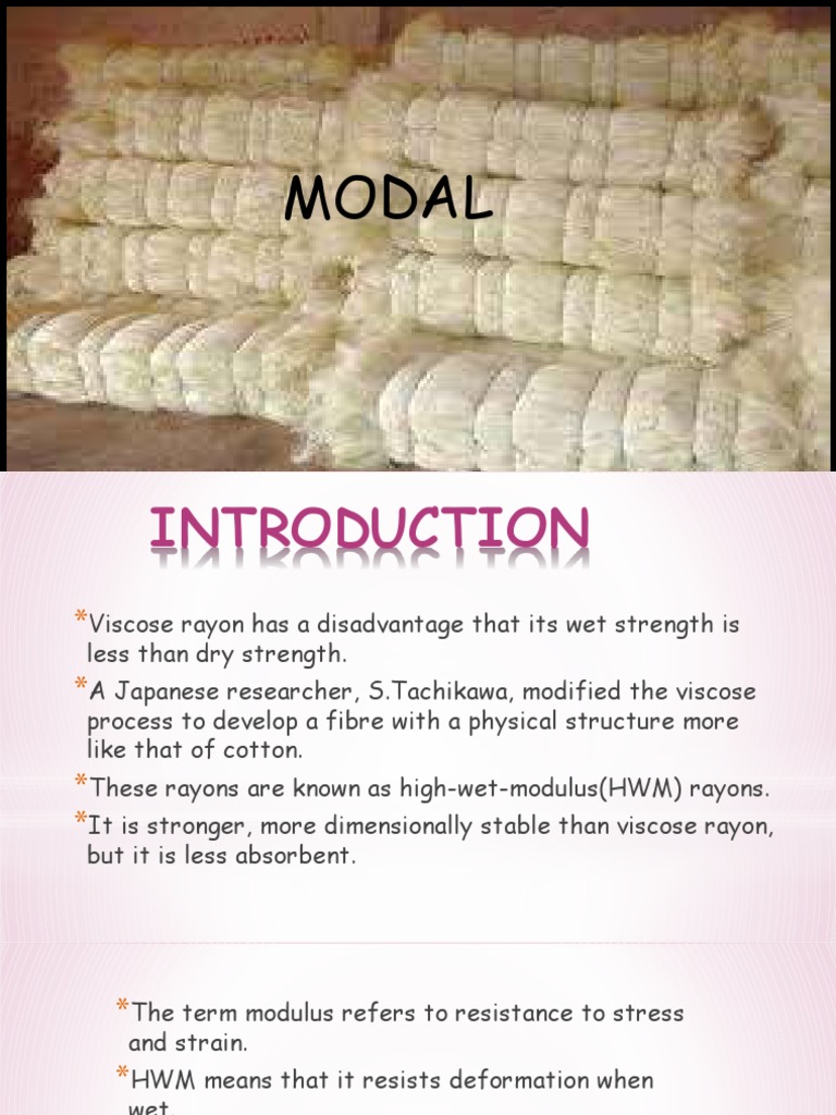 Strength & Properties of Modal Rayon Fibre | PDF | Rayon | Fibers
