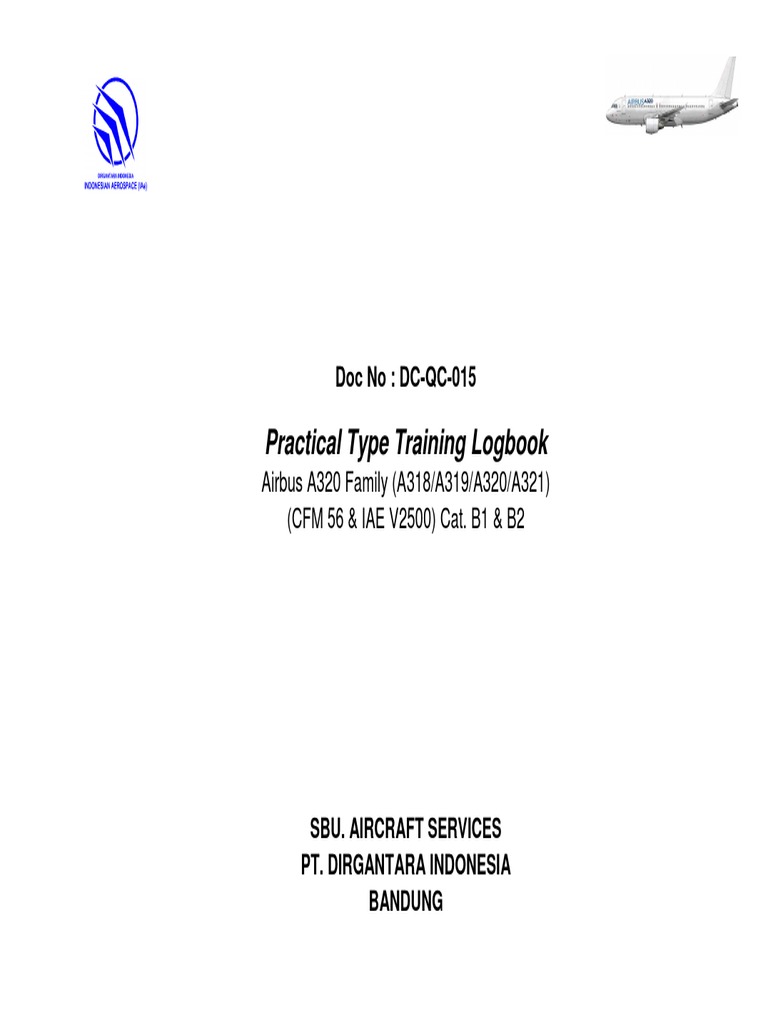 DC-QC-015 Practical Type Training Logbook PDF | PDF | Aerospace Engineering | Aviation