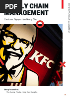 KFC Supply Chain Management | PDF | Inventory | Supply Chain Management