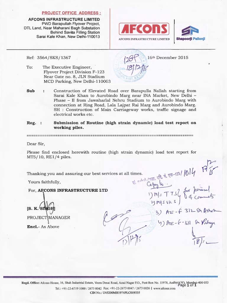 Pile Dynamic Test Report PDF | PDF | Deep Foundation | Software Testing